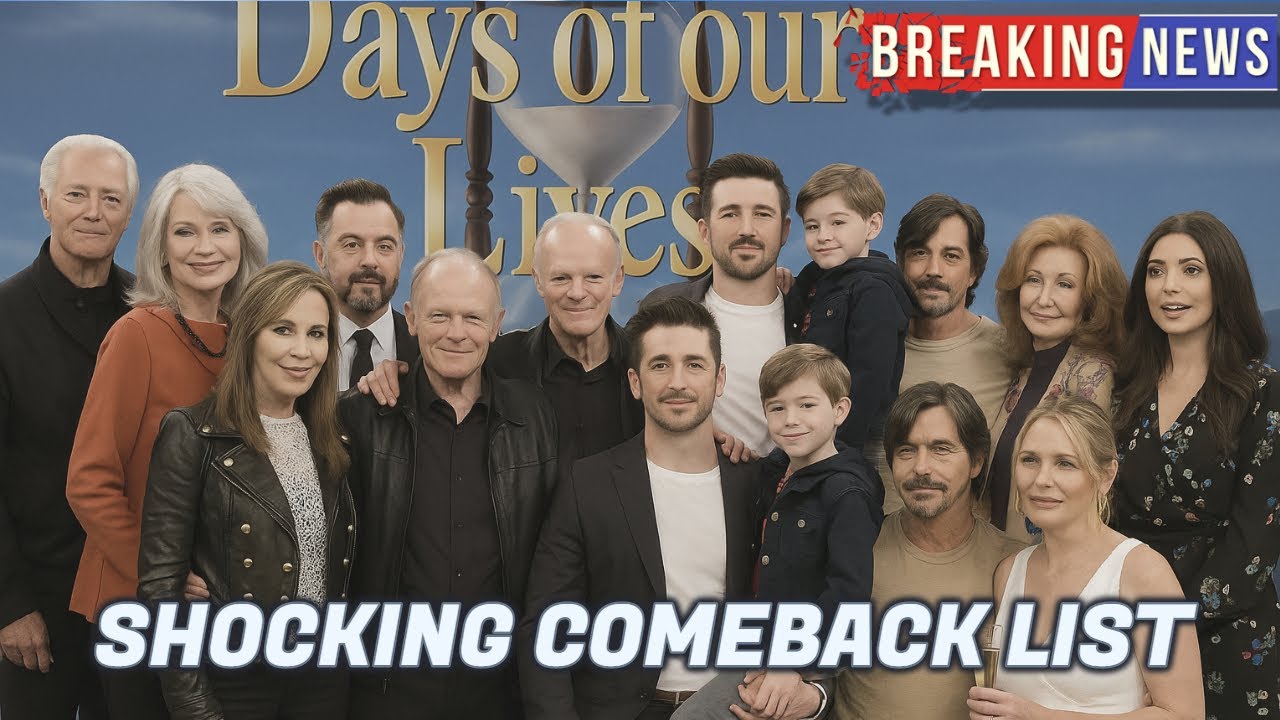 Days of our lives spoilers: SHOCKING NEWS – The Shocking Returning List ...