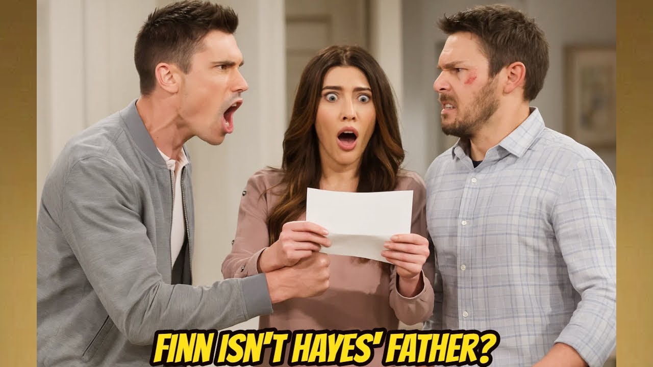 Finn Isn’t Hayes’ Father?! The DNA Results Leave Steffy Shattered — But ...