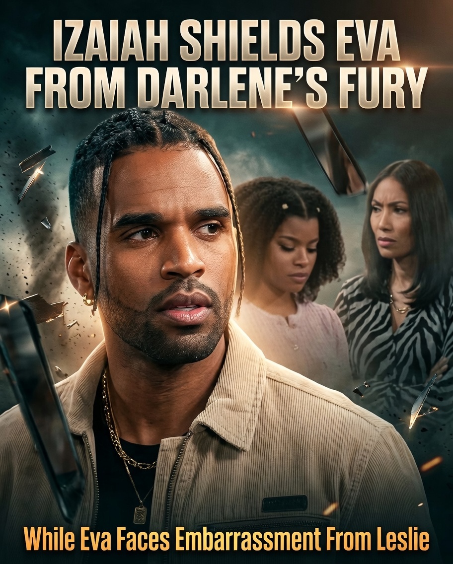 Izaiah Shields Eva From Darlene’s Fury While Eva Faces Embarrassment ...